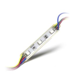 Catena 20 Moduli RGB LED SMD 12V DC 0,72W/modulo, IP65 luce colorata ...